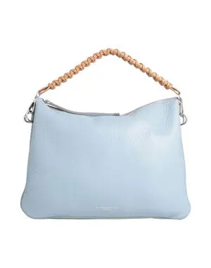 GIANNI CHIARINI Pebbled-leather Handbag - Blue