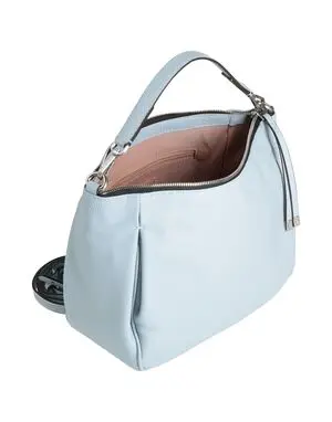 GIANNI CHIARINI Leather Tote Handbag - Light Blue