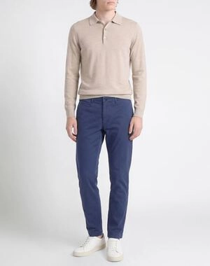 40WEFT Pants Size Cotton, Elastane - Navy