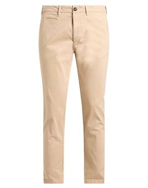 40WEFT Man Pants Navy Size 32 Cotton, Elastane Sand