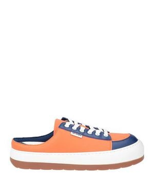 Sunnei Sneakers Size Leather, Textile Fibers - Orange