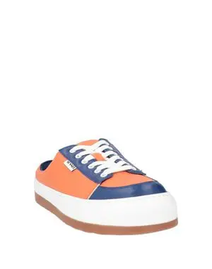 Sunnei Leather And Textile Fibers Sneakers