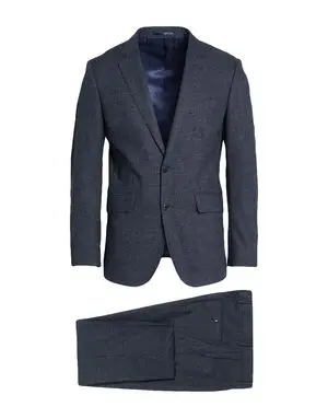 HACKETT Suit Size Linen, Polyester, Elastane