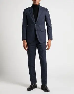 HACKETT Suit Size Linen, Polyester, Elastane