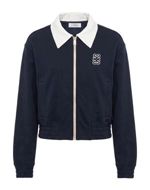 Sandro Sweatshirt Midnight Size Cotton, Polyester - Blue