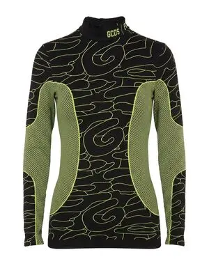 GCDS X WOLFORD Polyamide Elastane T-shirt