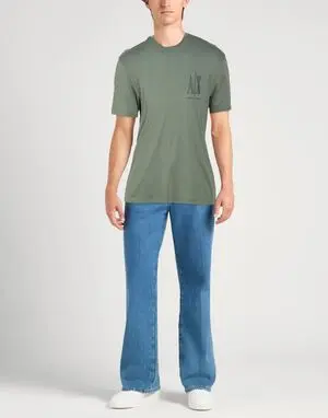 Armani Exchange T-shirt Size Cotton - Sage Green