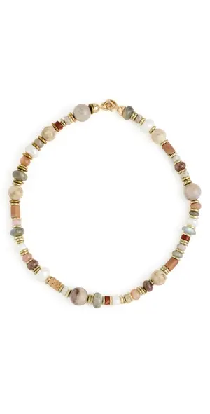 Shashi Joe Smooth Gemstone Necklace - Multi