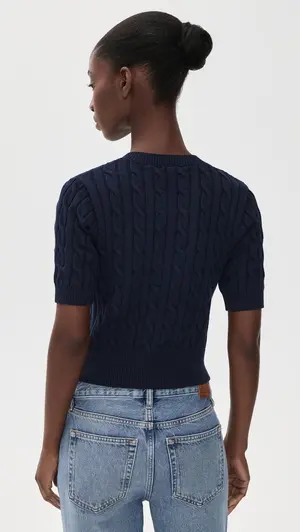 FAVORITE DAUGHTER The Cafe Cable Cardigan