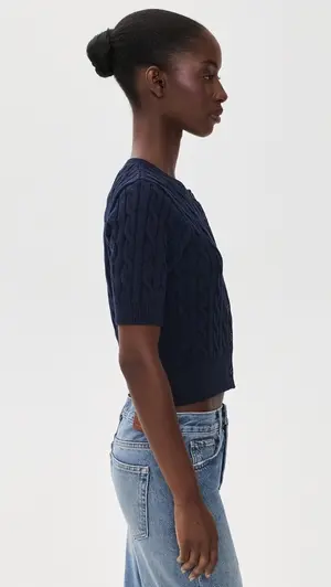 FAVORITE DAUGHTER The Cafe Cable Cardigan