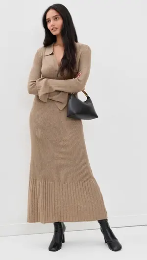 O.P.T Nicole Ribbed Knit Dress
