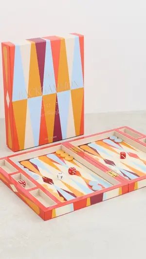 PRINTWORKS Lacquered Backgammon Set Multi - One-color