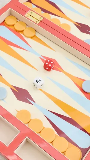 PRINTWORKS Lacquered Backgammon Set Multi - One-color