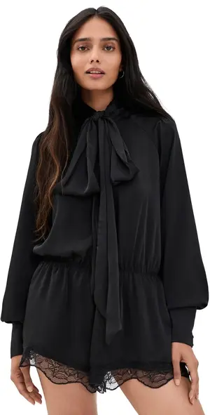 Bardot Petra Romper - Black
