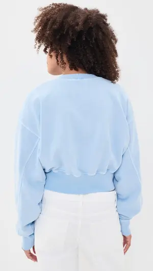 SLVRLAKE Crop Crew Sweatshirt