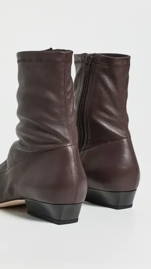 Staud Wally Sock Flat Ankle Boots