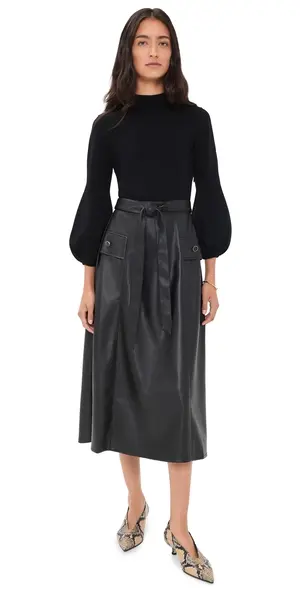 Shoshanna Aspen Midi Dress