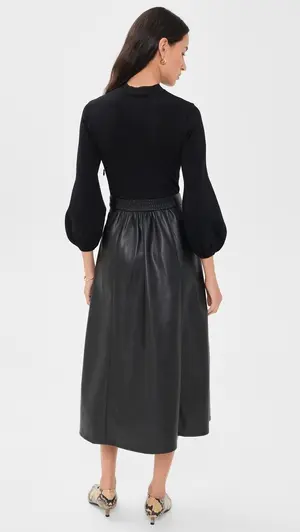 Shoshanna Aspen Midi Dress