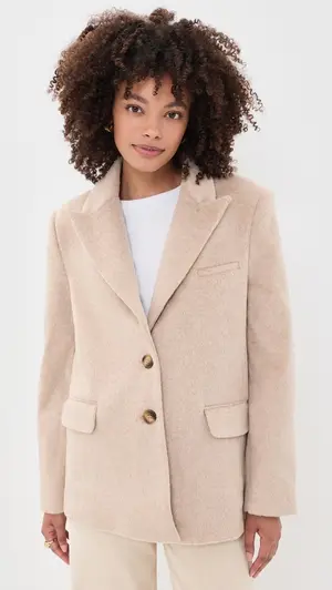 Joe's Jeans The Boyfriend Faux Fur Blazer