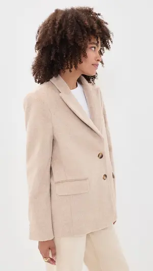 Joe's Jeans The Boyfriend Faux Fur Blazer