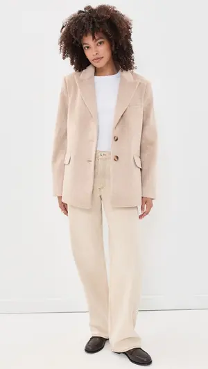 Joe's Jeans The Boyfriend Faux Fur Blazer