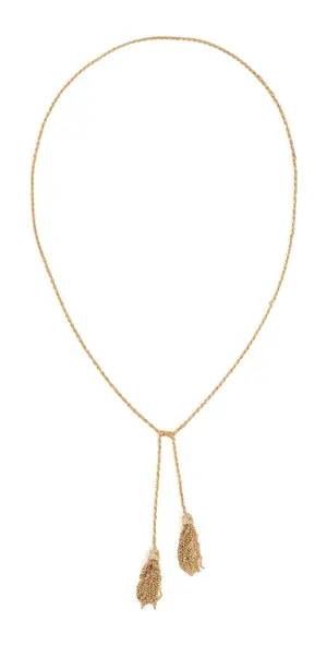 Shashi Le Pompon Necklace - Gold