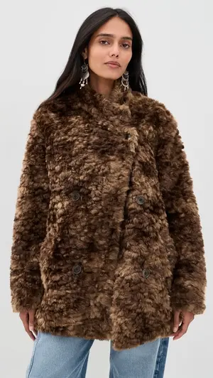 Isabel Marant Étoile Faux Fur Jya Coat