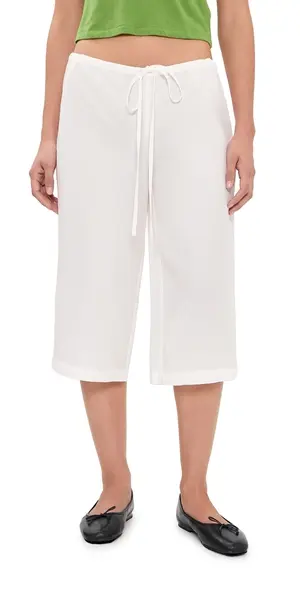 With Jéan Arden Capri Pants - White