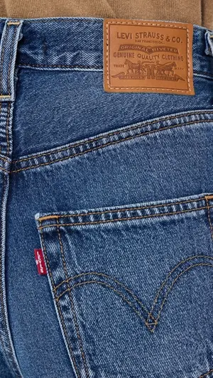 LEVI'S Ribcage Wide Leg Jeans