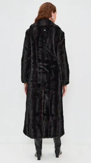 Apparis Gabrielle Shaved Mink Maxi Coat