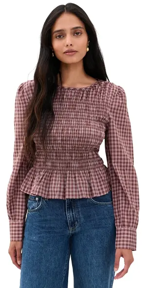 Rails Tabi Blouse - Rust Rose