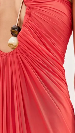 Christopher Esber Helix Crystal Strapless Gown
