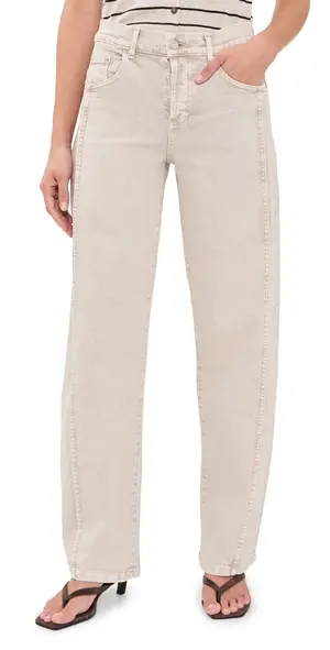 LE JEAN Nomad Tuck Jeans - Desert Sands