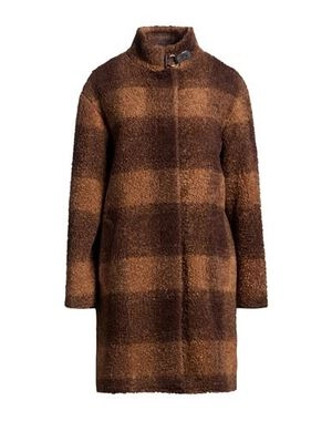 Cinzia Rocca Bouclé Checked Coat