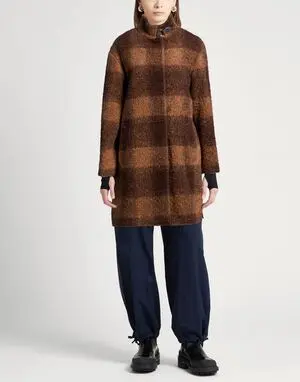 Cinzia Rocca Bouclé Checked Coat