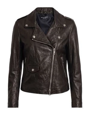 STREET LEATHERS Leather Biker Jacket - Black