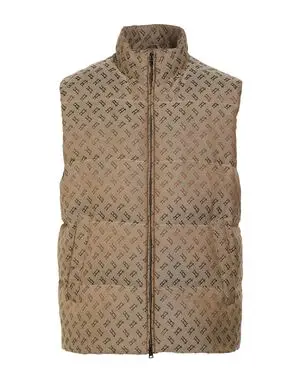 Herno Vest Camel Size Polyester, Cotton