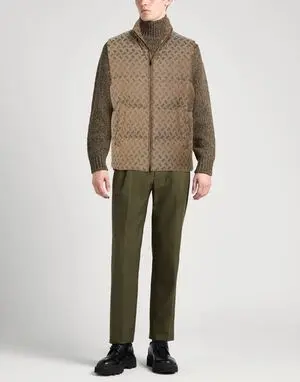 Herno Vest Camel Size Polyester, Cotton