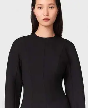 Stella McCartney Peplum Wool Mini Dress