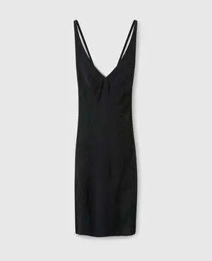 Stella McCartney Lace Panel Midi Dress