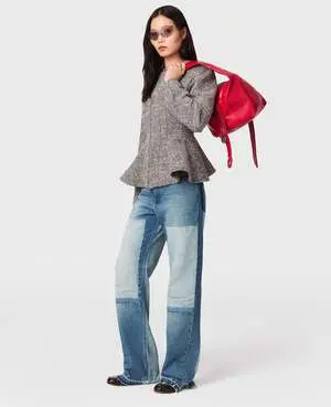 Stella McCartney Patchwork Straight-leg Jeans