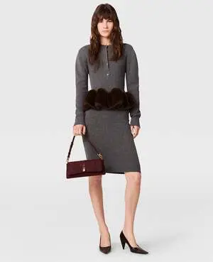 Stella McCartney Wool Knit Pencil Skirt