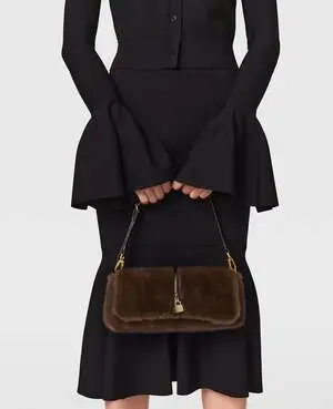 Stella McCartney Compact Knit Bell-sleeve Cardigan