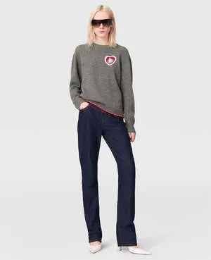 Stella McCartney Crochet Heart Wool Jumper