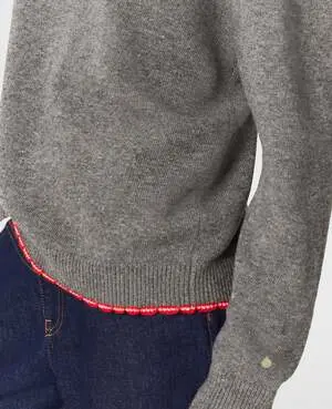 Stella McCartney Crochet Heart Wool Jumper