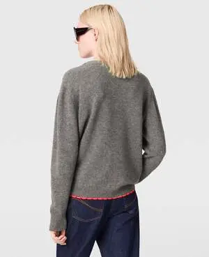 Stella McCartney Crochet Heart Wool Jumper