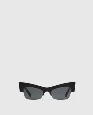 Stella McCartney Medallion Geometric Sunglasses - Grey