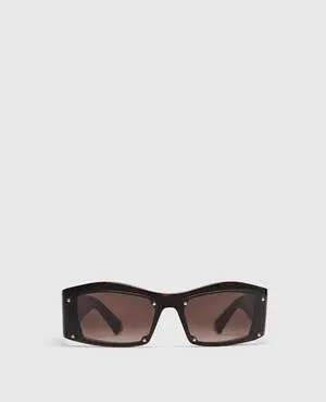 Stella McCartney Medallion Geometric Sunglasses - White