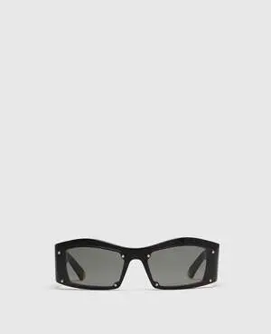 Stella McCartney Medallion Geometric Sunglasses - White