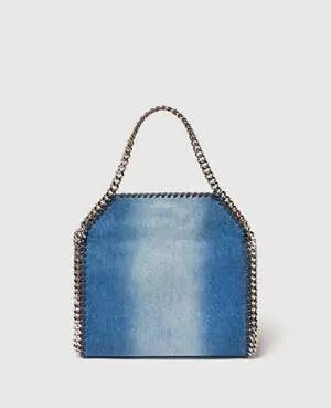 Stella McCartney Falabella Denim Mini Tote Bag - Blue